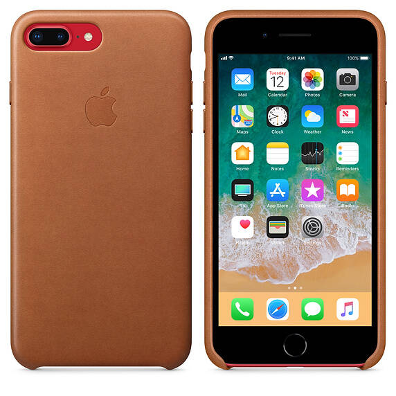 Etui do iPhone 7 8 Plus Apple Leather naturalny br z